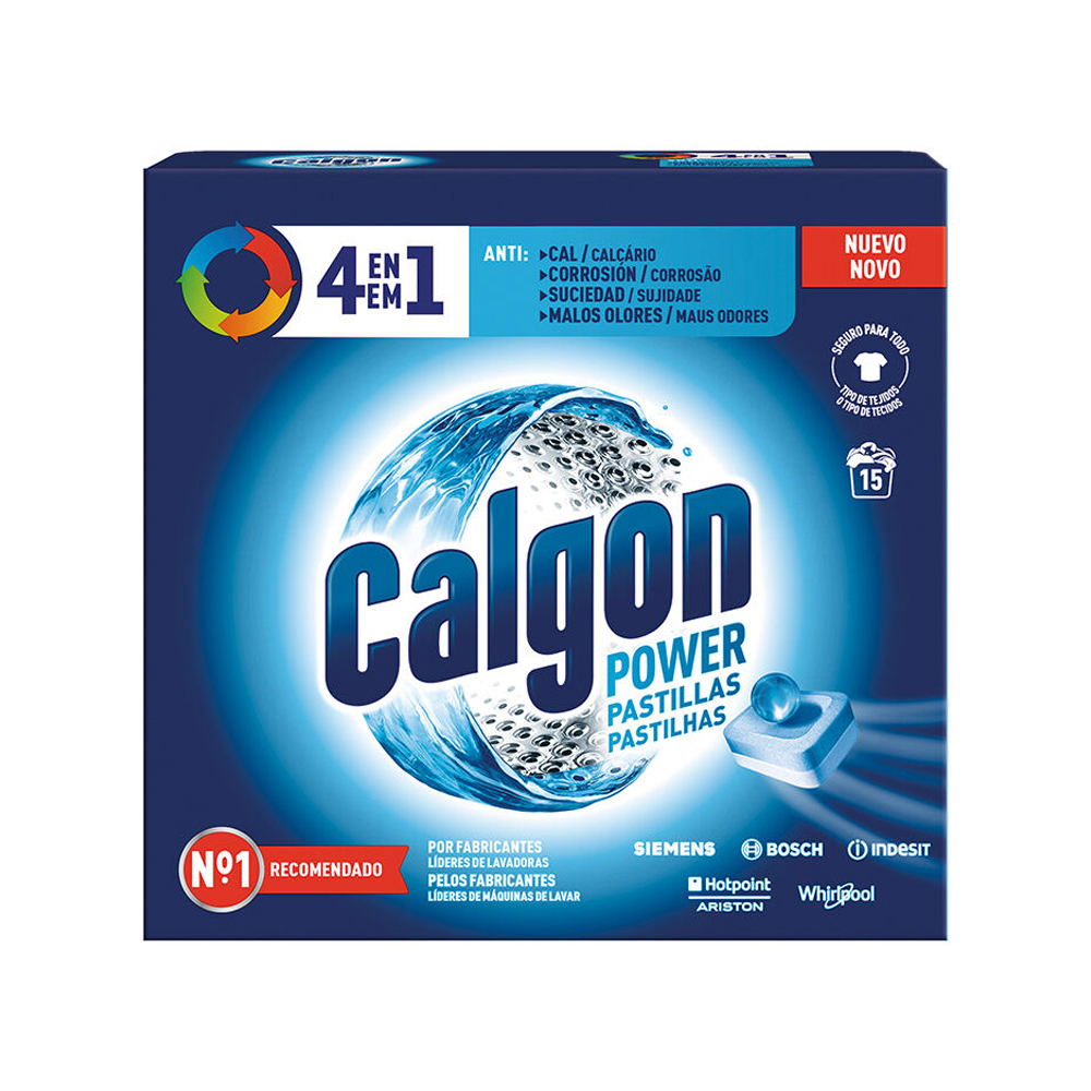 CALGON ANTI-CALCÁRIO 15 PASTILHAS – Soquermar