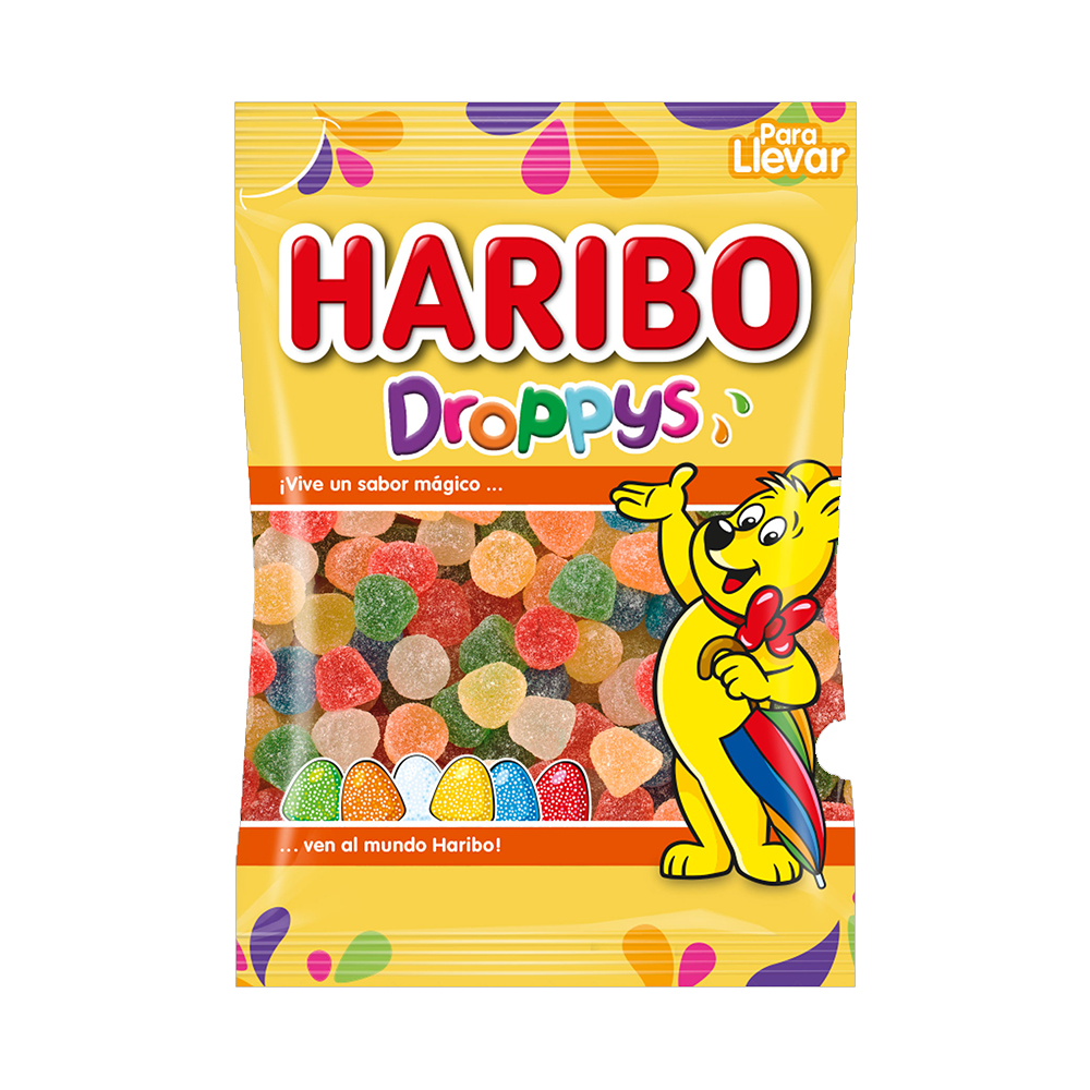 HARIBO GOMAS DROPPYS 100GRS – Soquermar